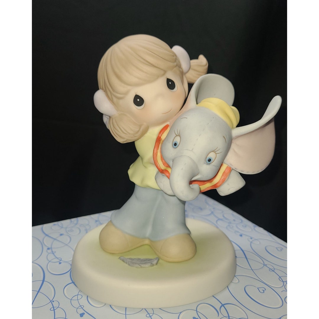 Disney Showcase Precious Moments Now You Can Fly Dumbo 810037 - Etsy