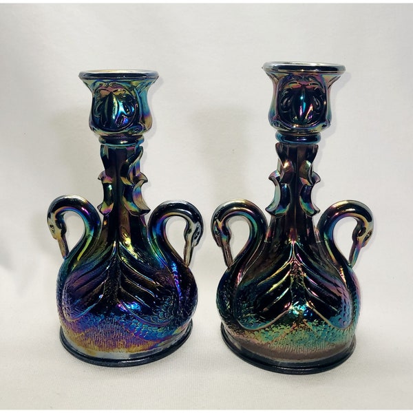 Fenton Candlesticks - Etsy