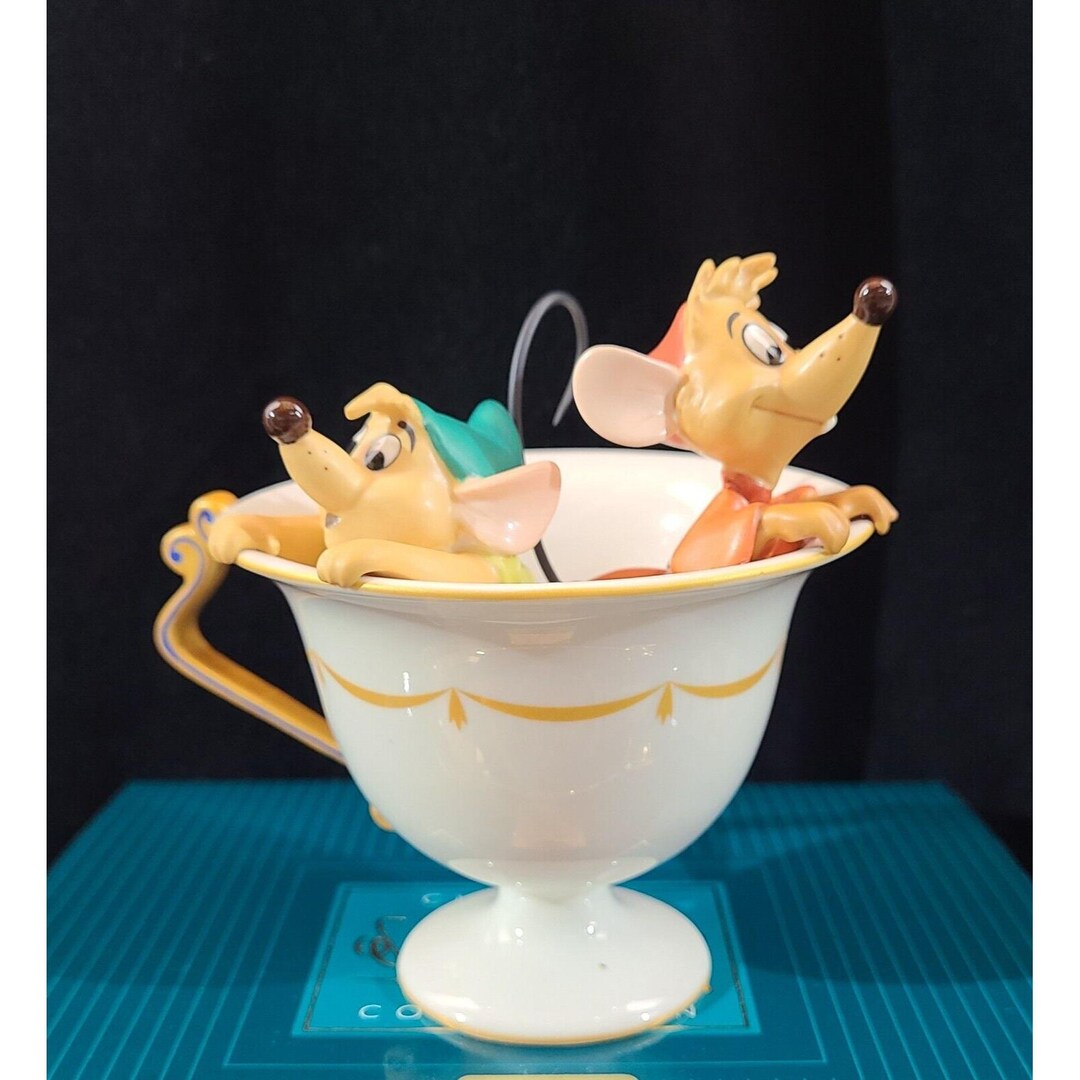 WDCC Cinderella Walt Disney Classic Gus Jaq Tea for Two Royal Doulton ...