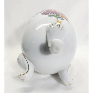 Napco Hand Painted Floral Egg Vase Porcelain - Etsy
