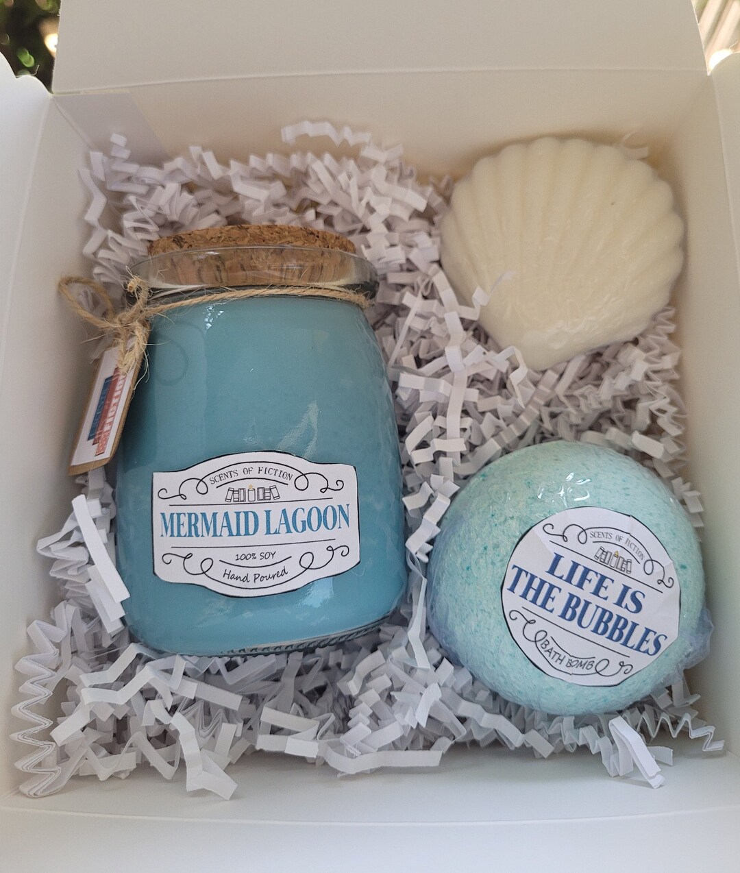 Mermaid Summer Spa Gift Set / Little Mermaid Inspired Relaxation Gift ...