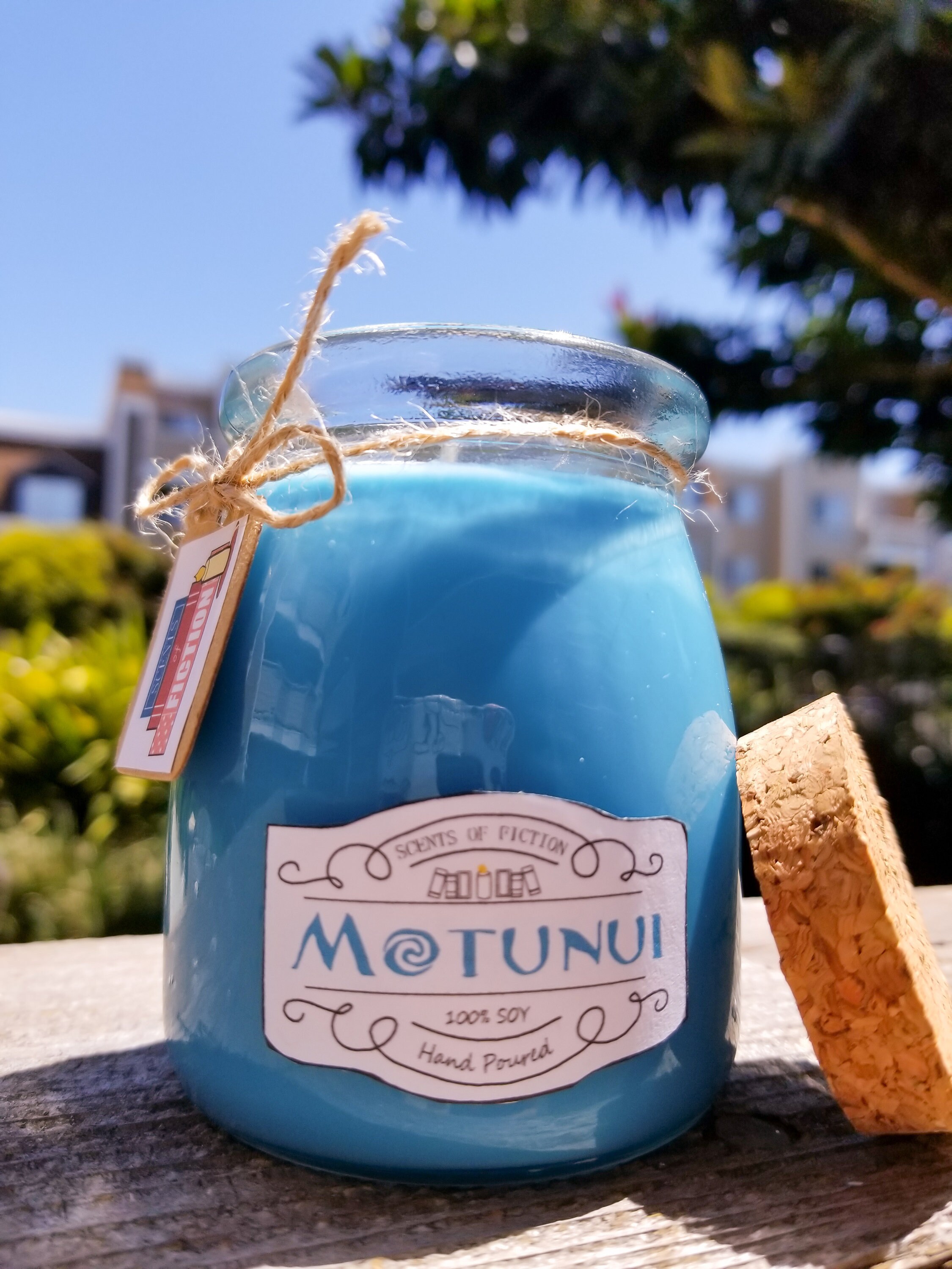 Motunui Moana Inspired Soy Candle / Coconut Ocean in A Bottle | Etsy