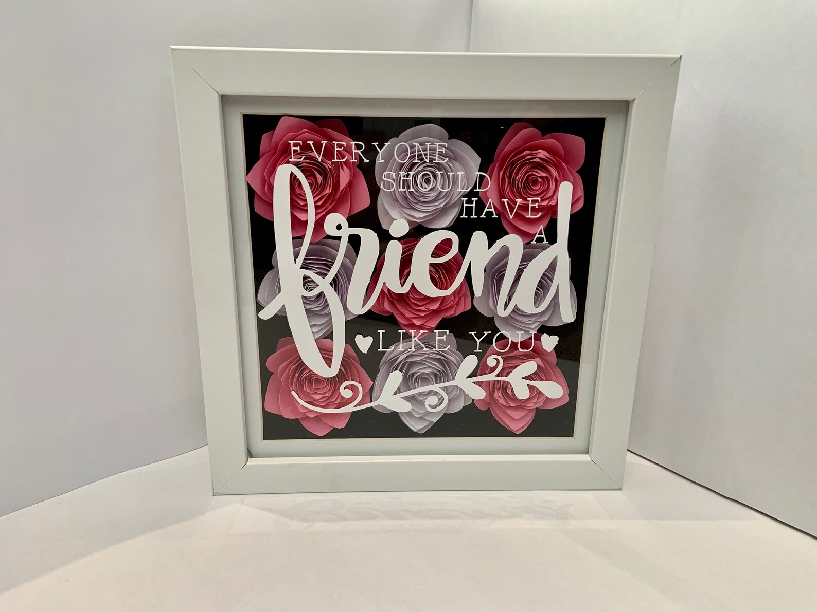 Friendship Shadow Box Frame - Etsy UK