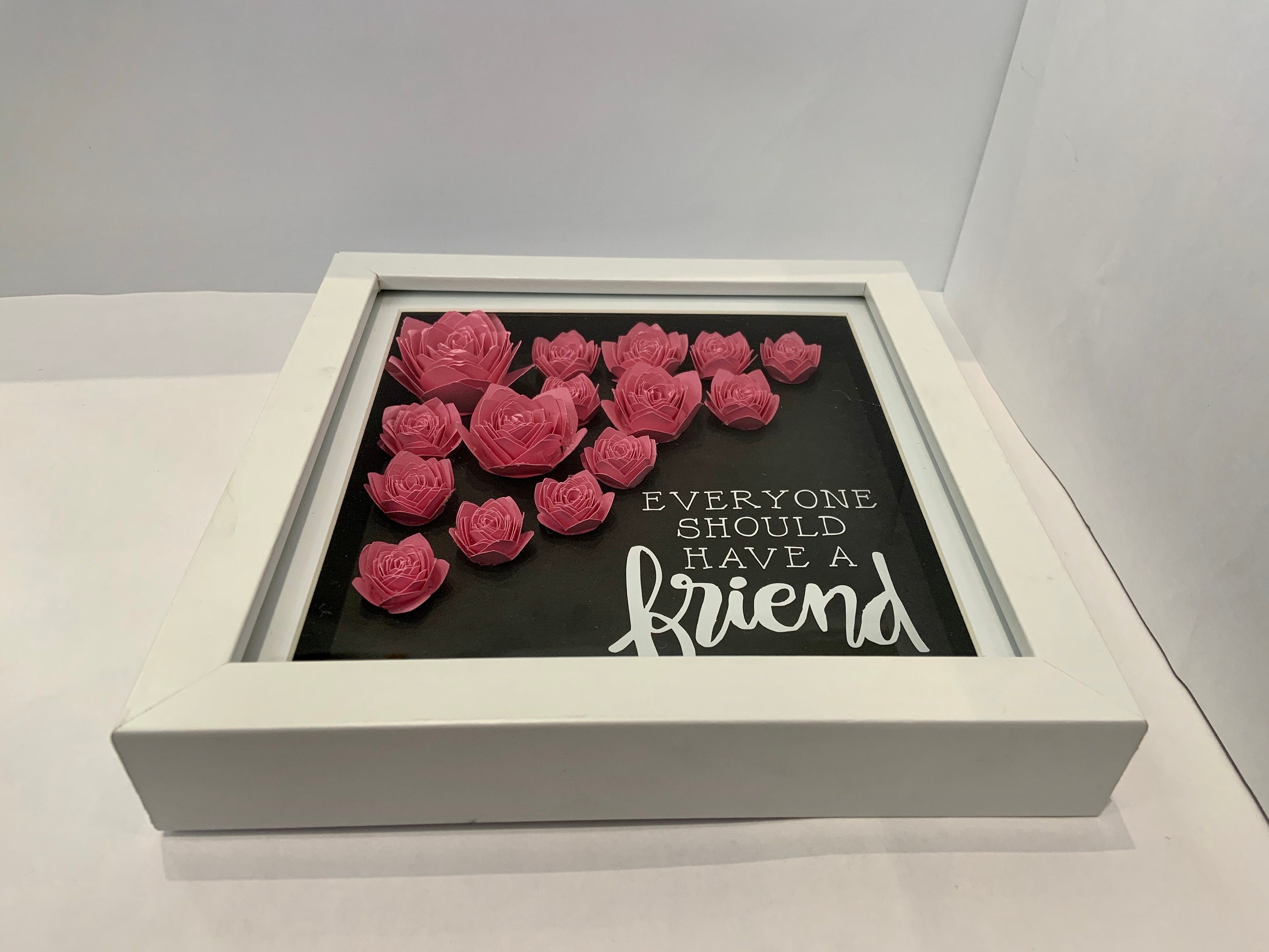 Friendship Shadow Box Frame - Etsy UK