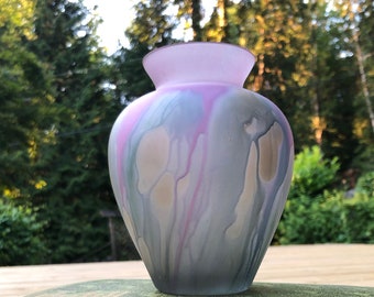 Rueven Art Glass Vase - Etsy