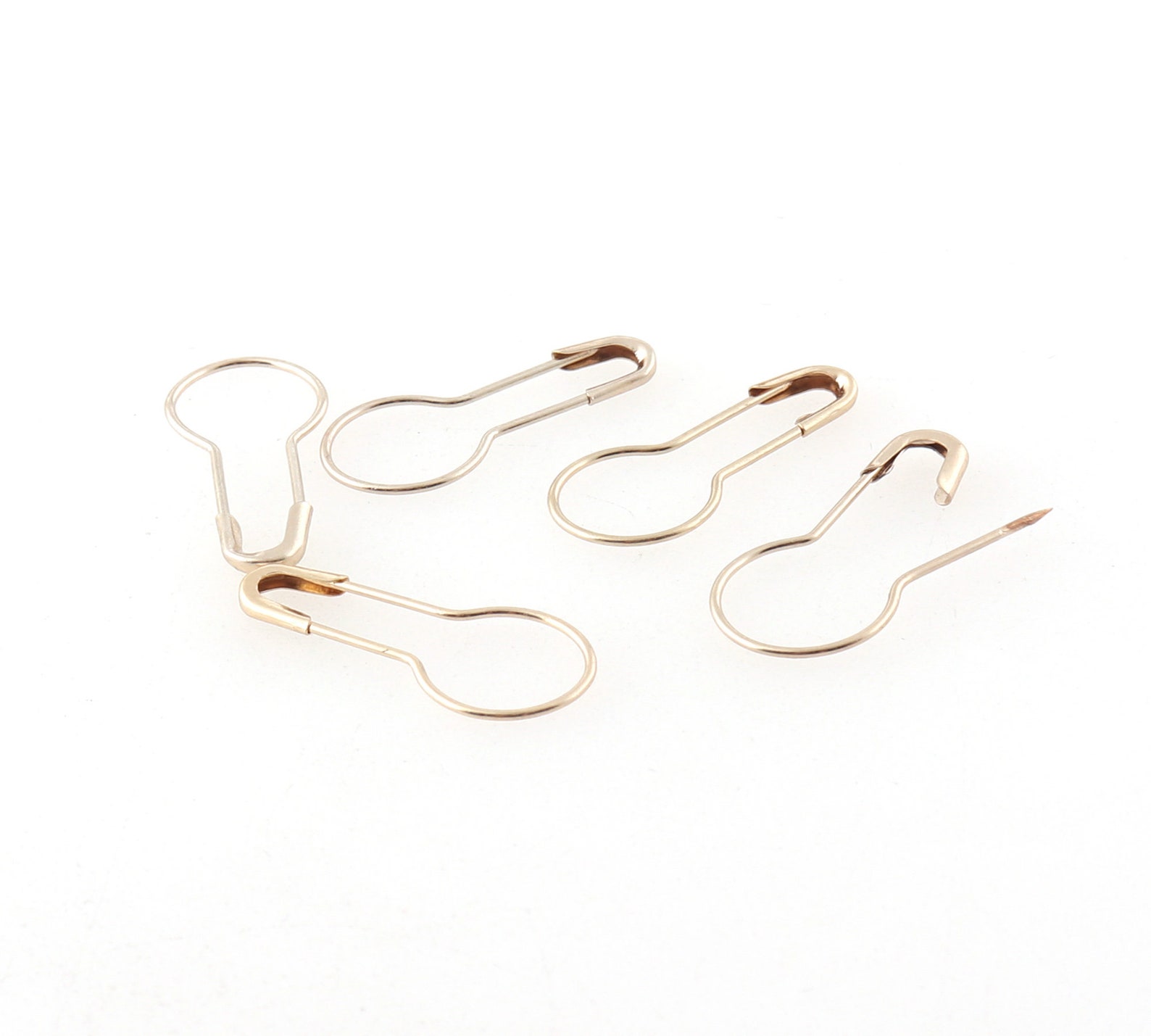 100psc Safety Pins Pear Shaped Safety Pins for Clothing | Etsy