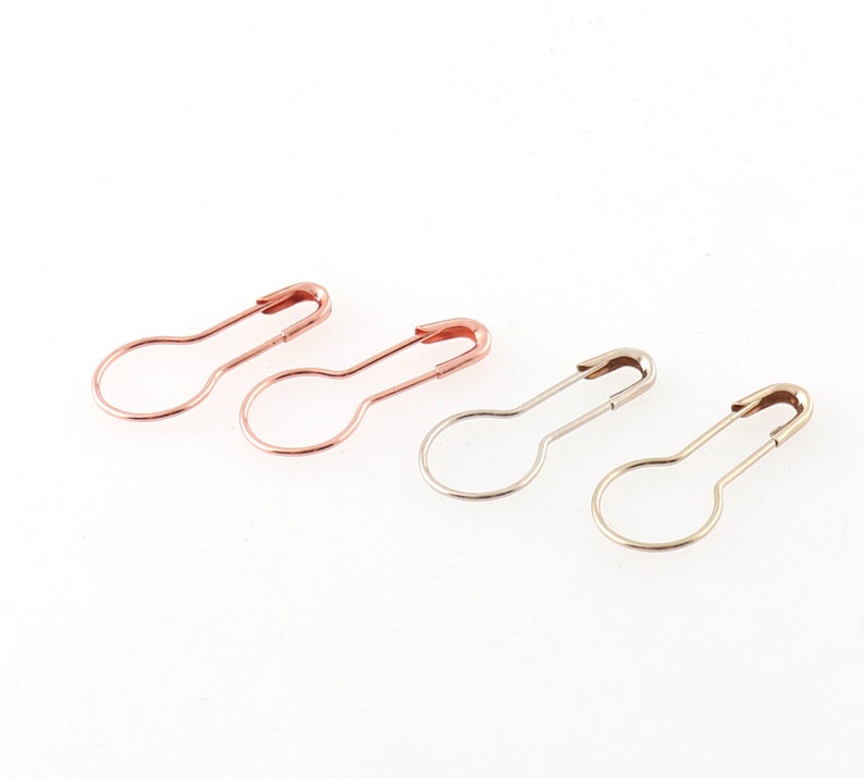 100psc Safety Pins Pear Shaped Safety Pins for Clothing | Etsy