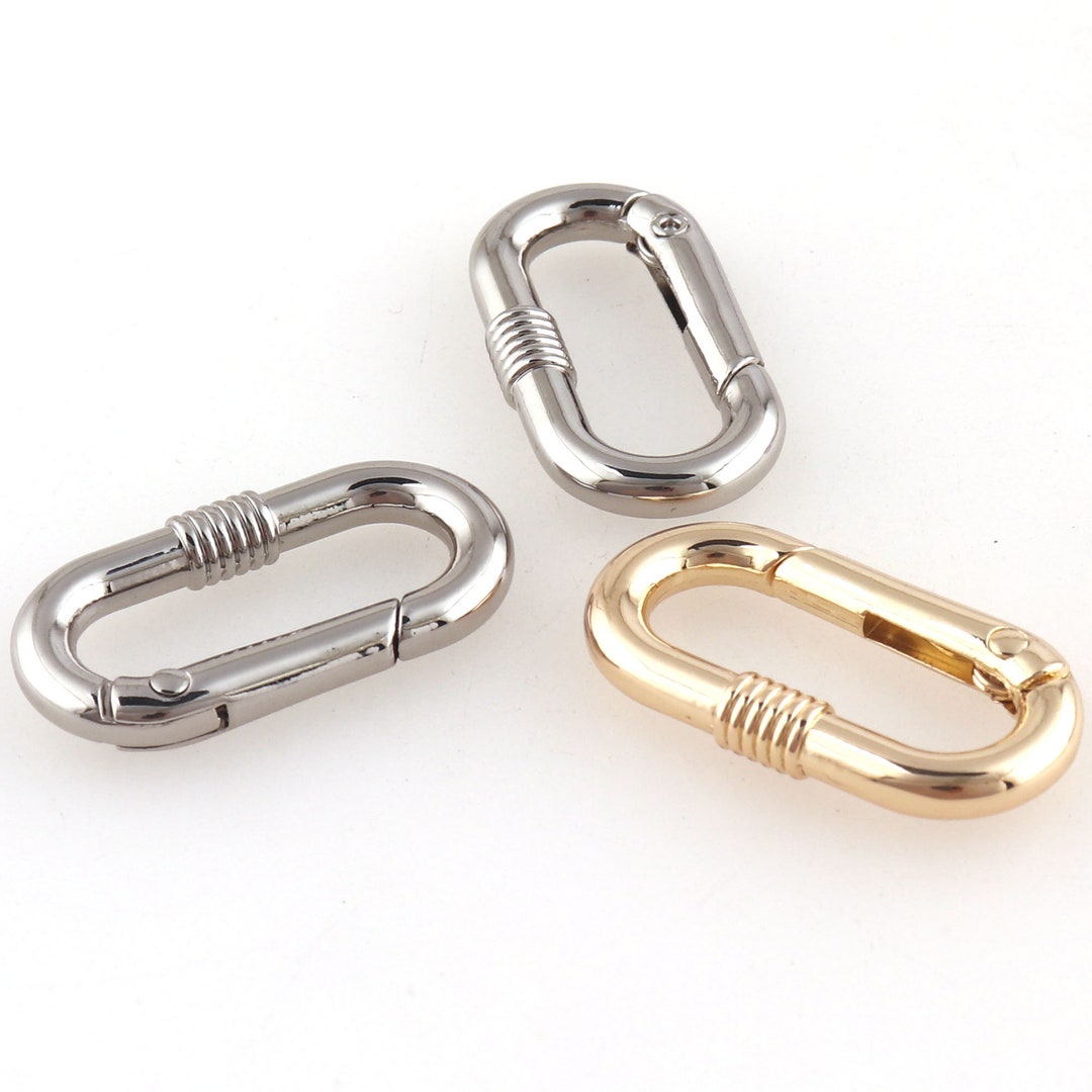 Spring O Ring Silver/gold 1"inner Oval Clasps Metal O Rings Round Ring ...