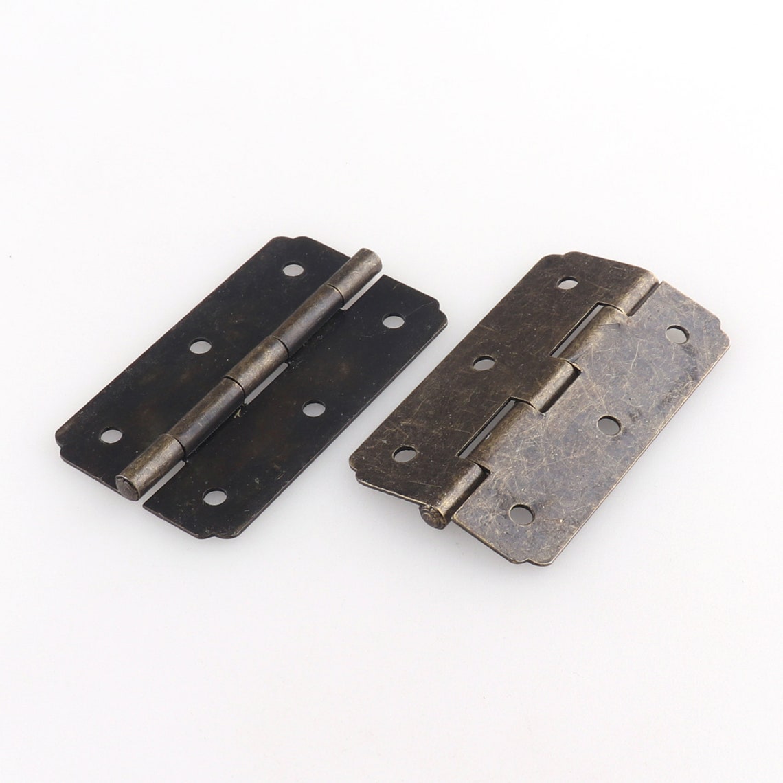 Spring Hinge Metal Box Hinges With Bronze Color5632 Mm - Etsy