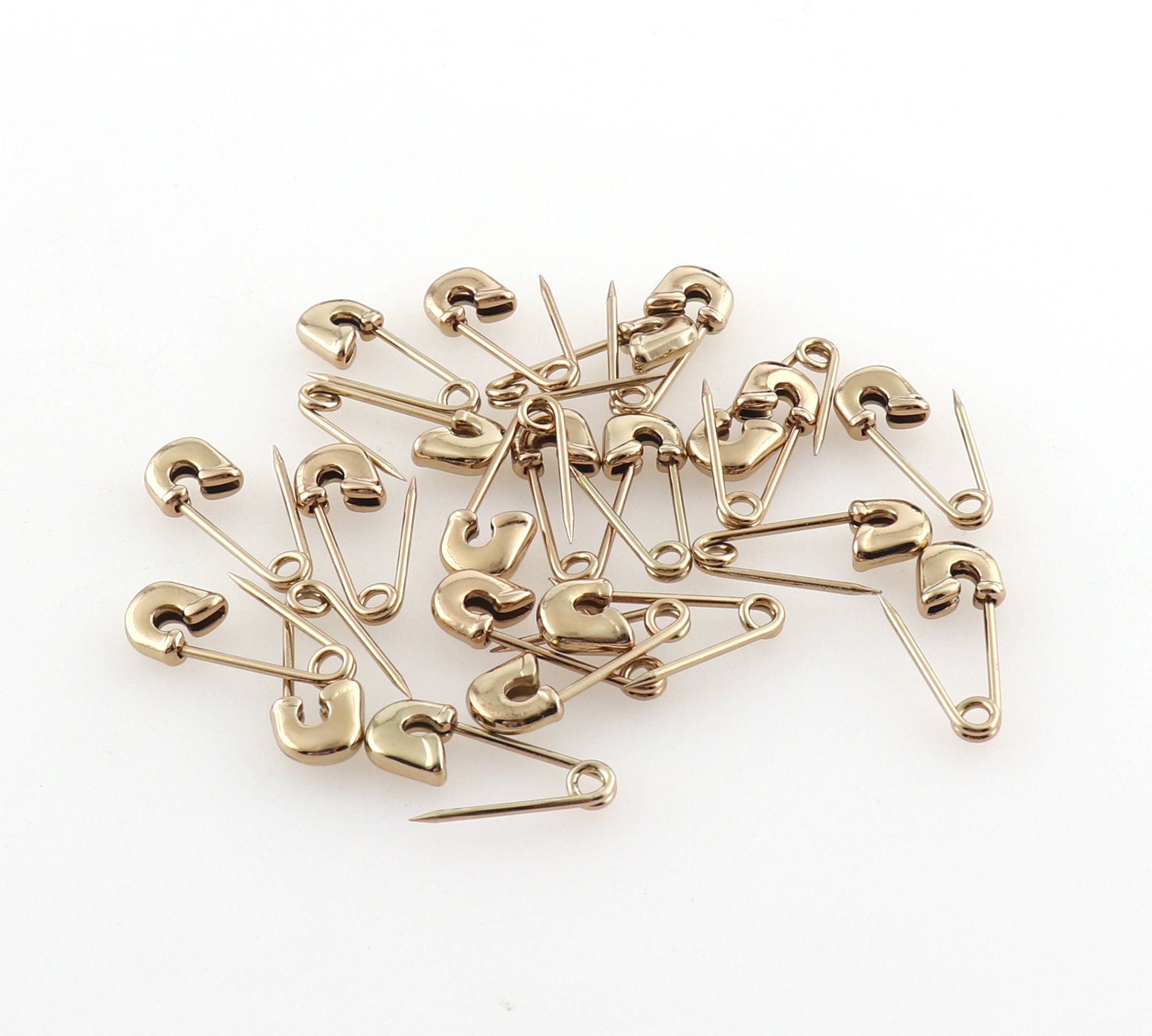 Small Safety Pins Charming Pins Hang Tag Pins Craftinggold - Etsy