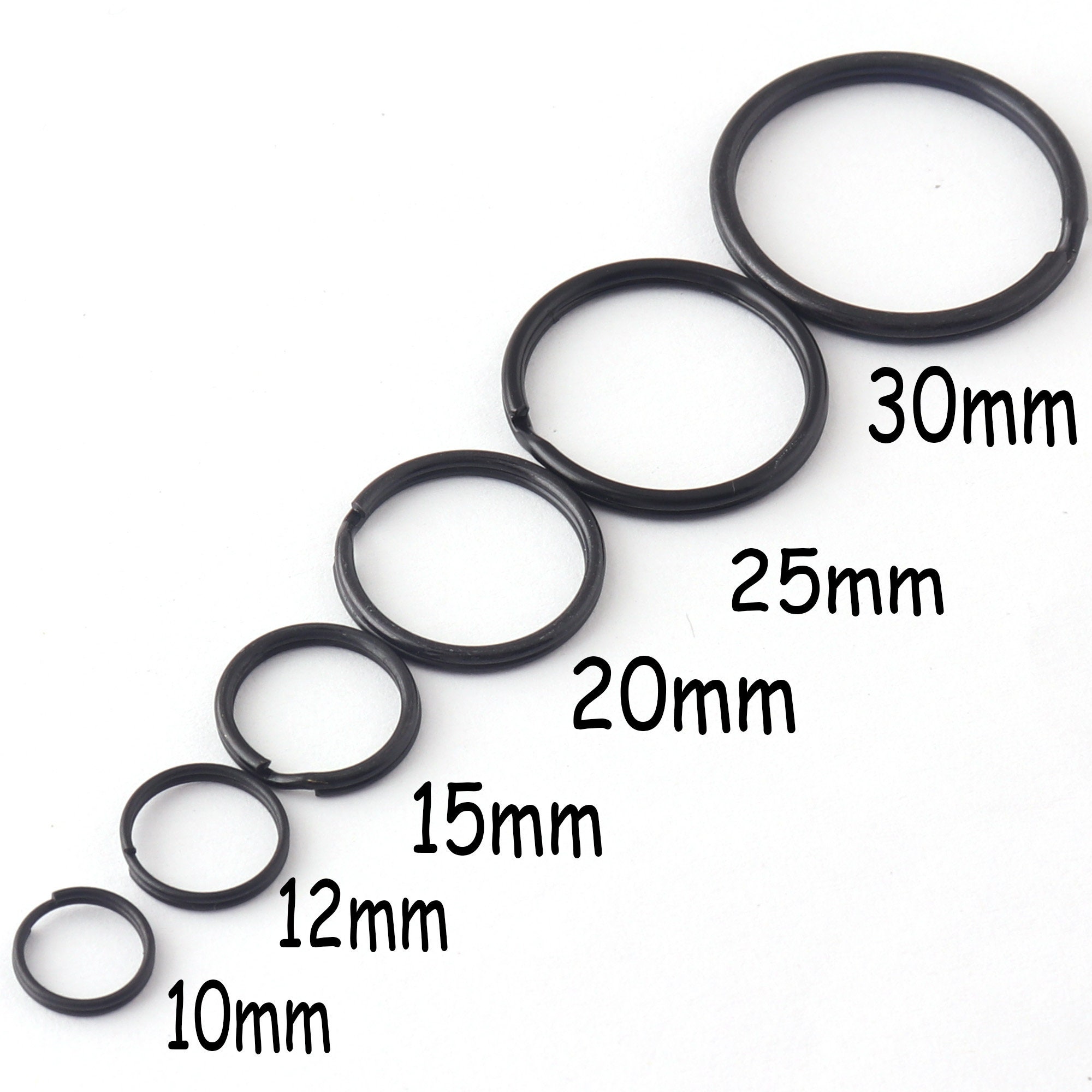 Mix Colors Key Rings Split Key Rings for 108mm Metal Key Chain Rings in ...