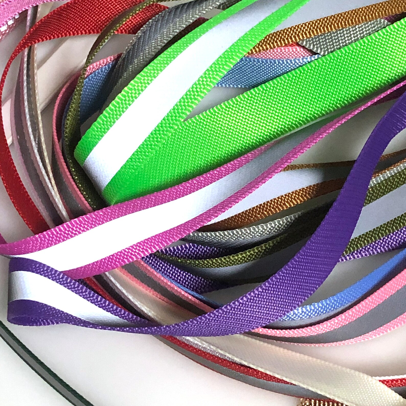 3/4reflective Webbing Tape Twill Haberdashery Reflective - Etsy