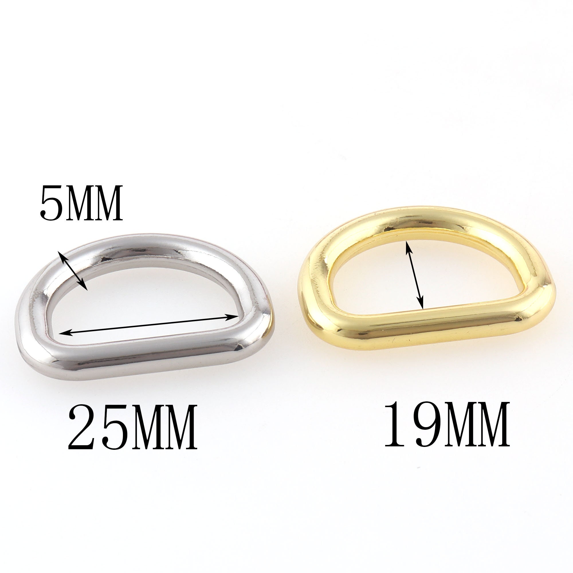 Gold/silver D Ring Buckle Strap Buckle Rings Bag Ring Purse - Etsy