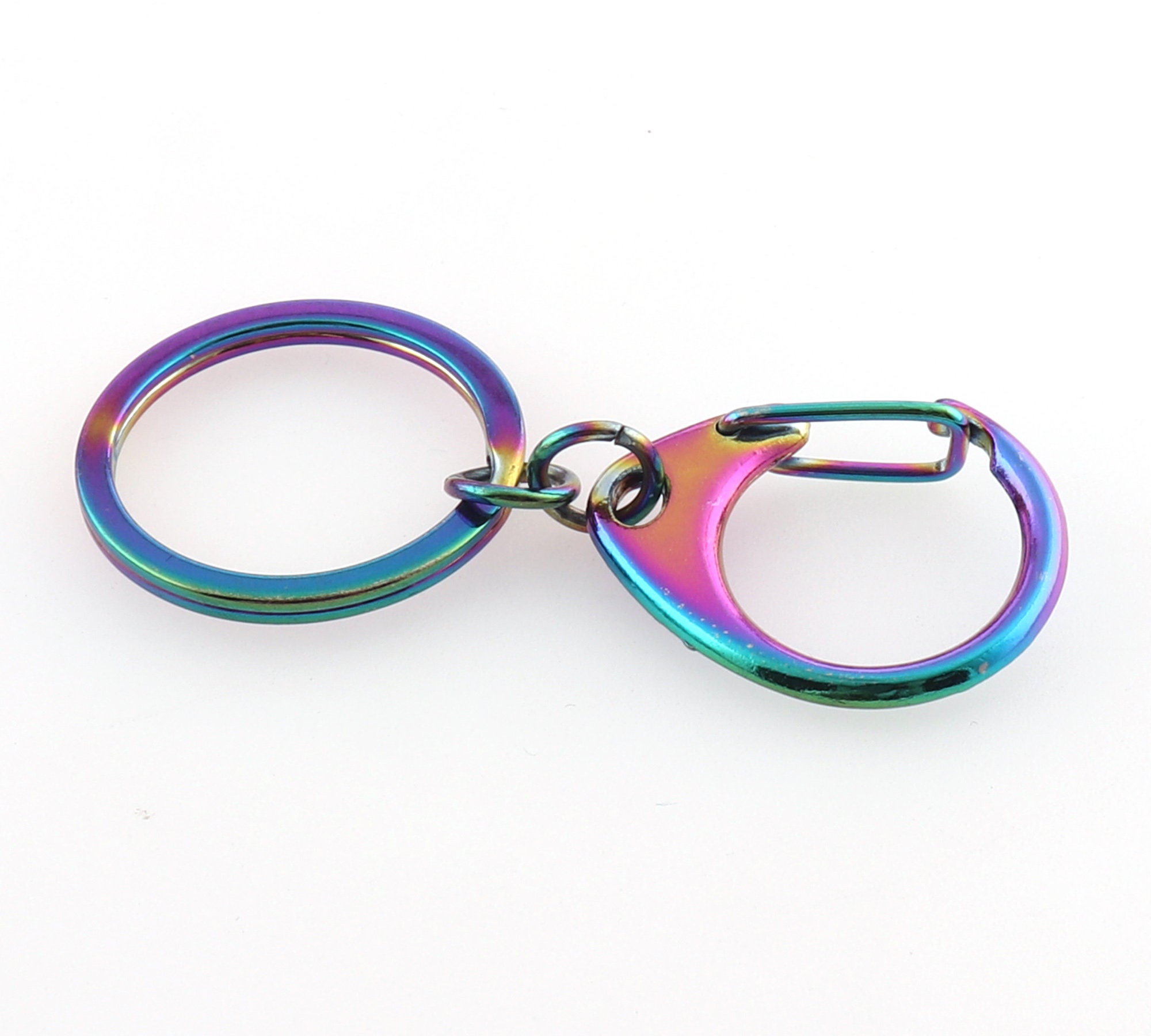 Swivel Hook Keychain With Key Rings - Includes Classic Lobster Swivels ...