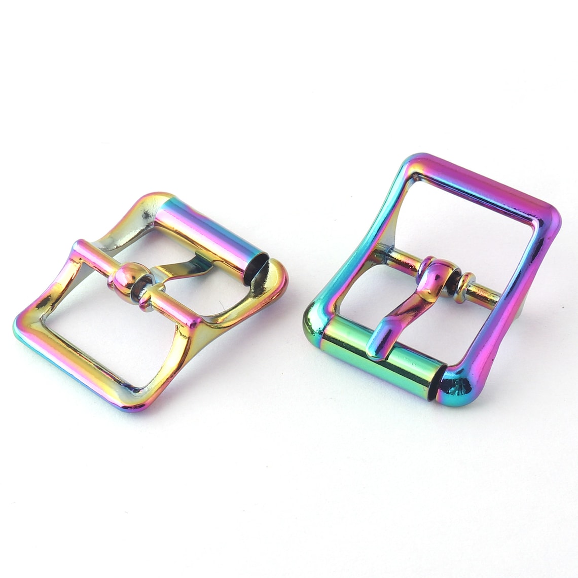 20mm Rainbow Adjustable Belt Buckle Slide Buckles,rectangle Metal Purse ...