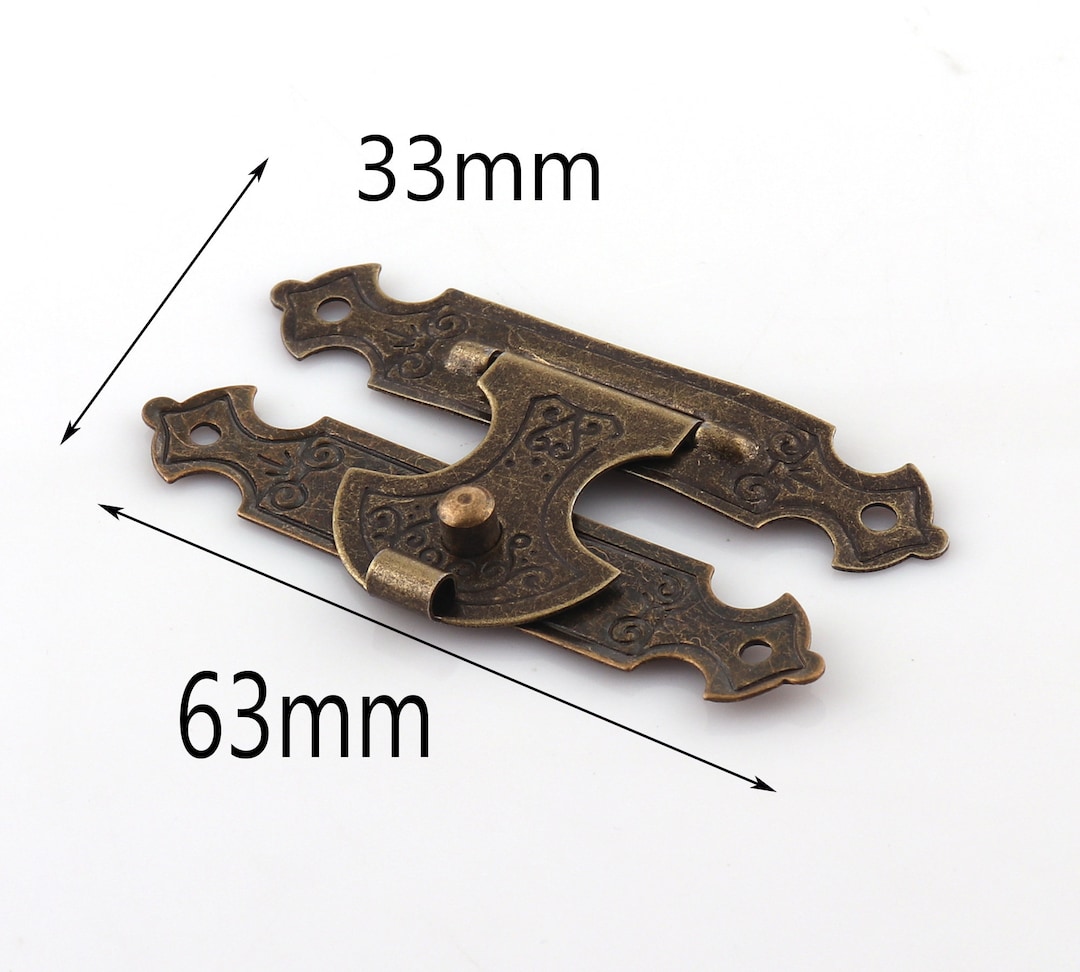 Antique Bronze Color Lock Latch ,small Box Hardware, Jewelry Box Latch ...