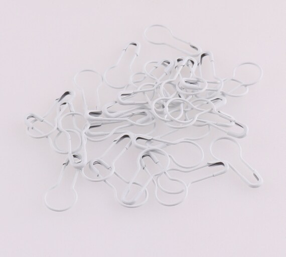 Safety Pins Pear Shaped Safety Pins for Clothing Tagswhite - Etsy