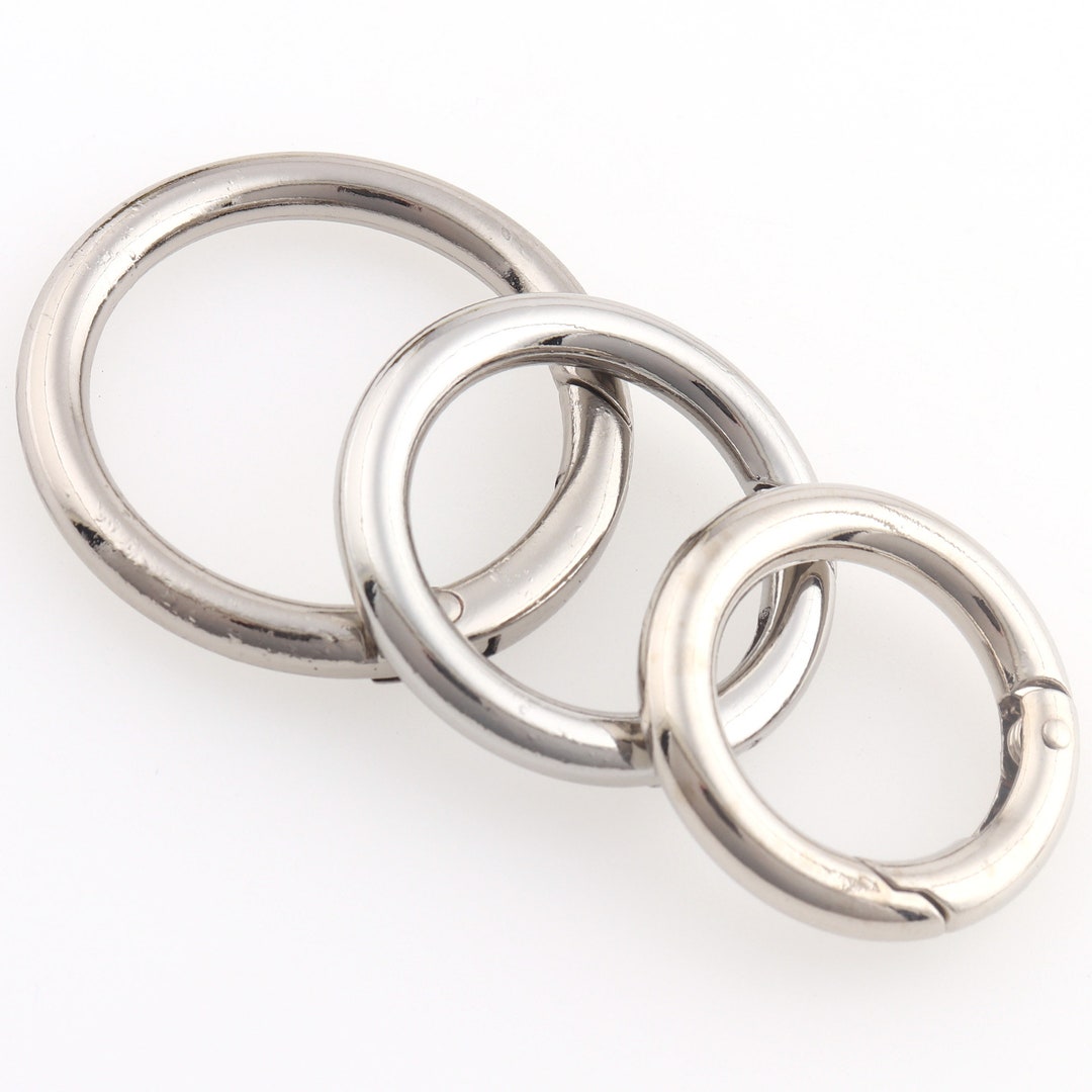 Metal O Rings,spring O Ring Clasps Spring Gate Ring Purse O Ring Round ...