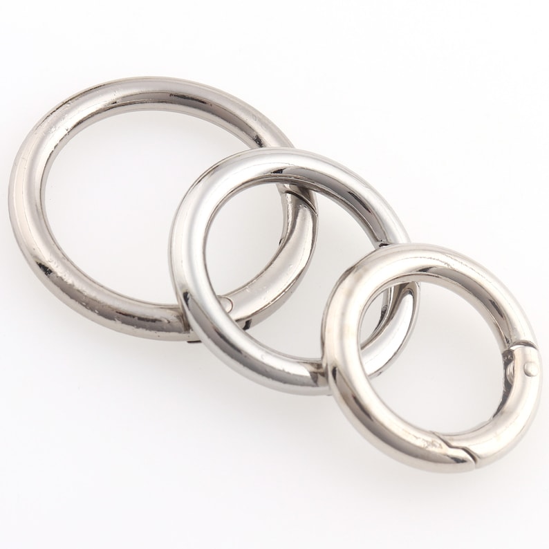 Metal O Rings,spring O Ring Clasps Spring Gate Ring Purse O Ring Round ...