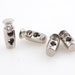 Cord Lock Spring Stopper Silver Slider Fastener Toggles Draw String ...