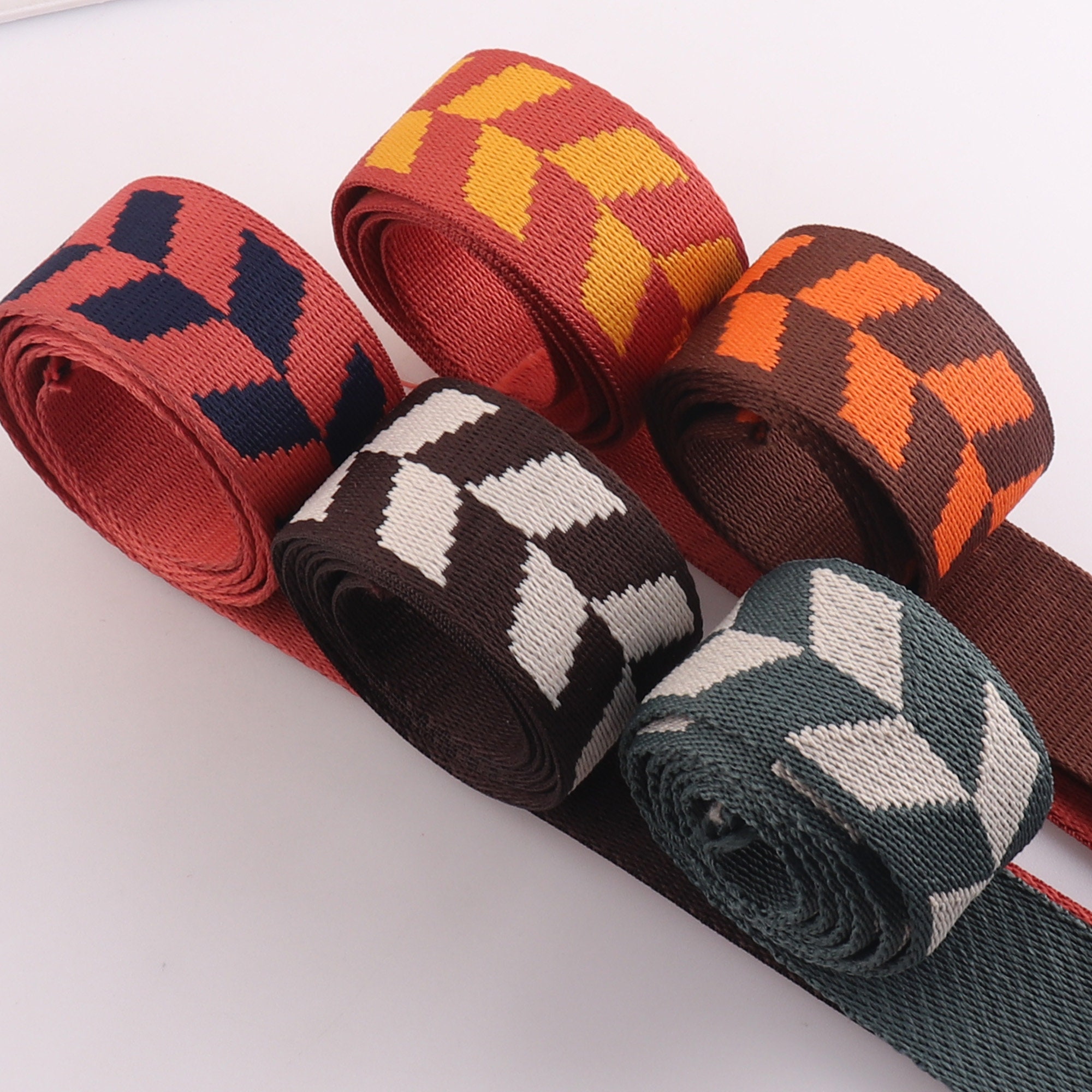 Webbing Grid Stripe Pattern Webbing Nylon Stripe Webbing for - Etsy