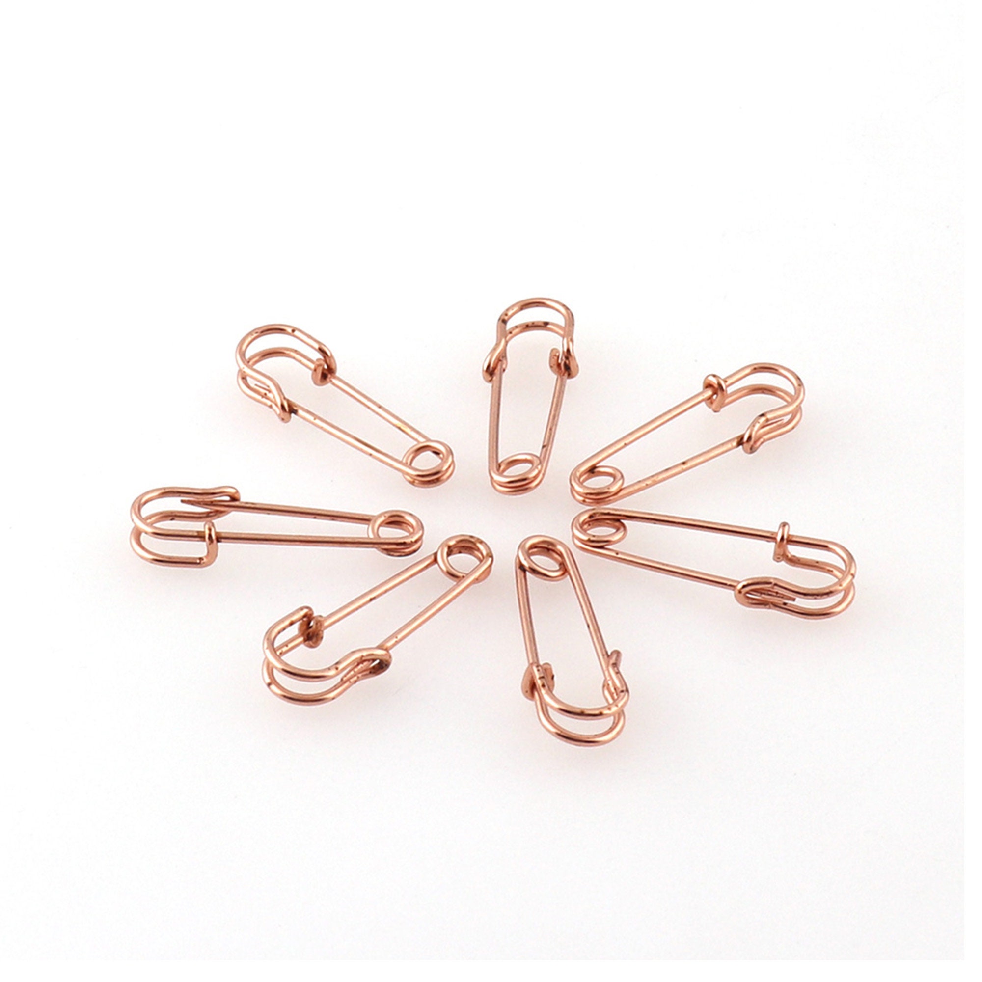 Stainless Steel Mini Safety Pins DIY Rustproof Buckle 27*8mm Pin Metal ...