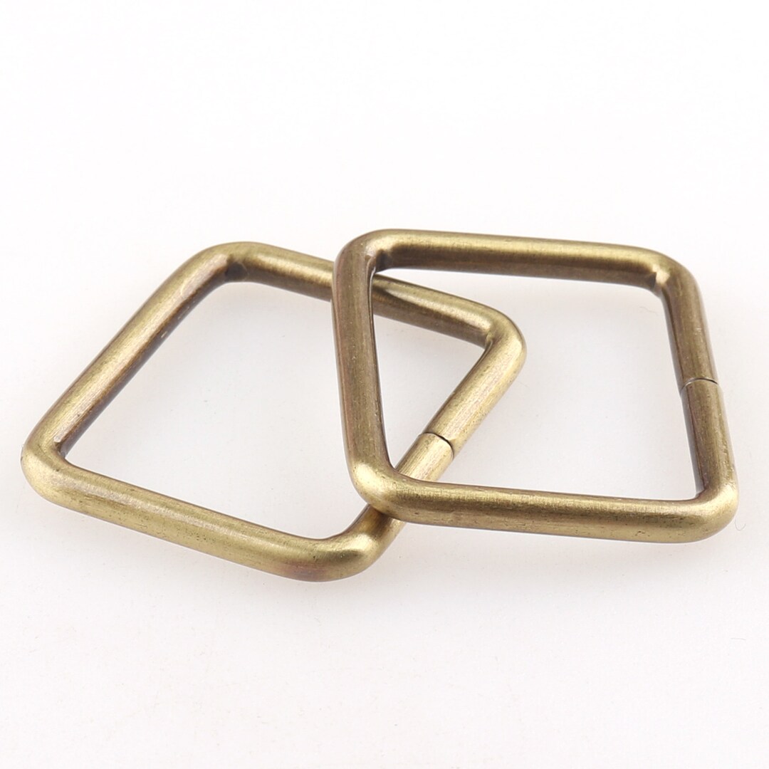 Metal Rectangle Buckle Ring for Bag Belt Loop Strap Heavy Duty ...