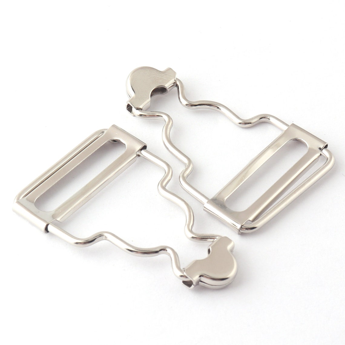 Suspenders Buckle Fastener Rivets Brace Clips Metal Button Overalls ...