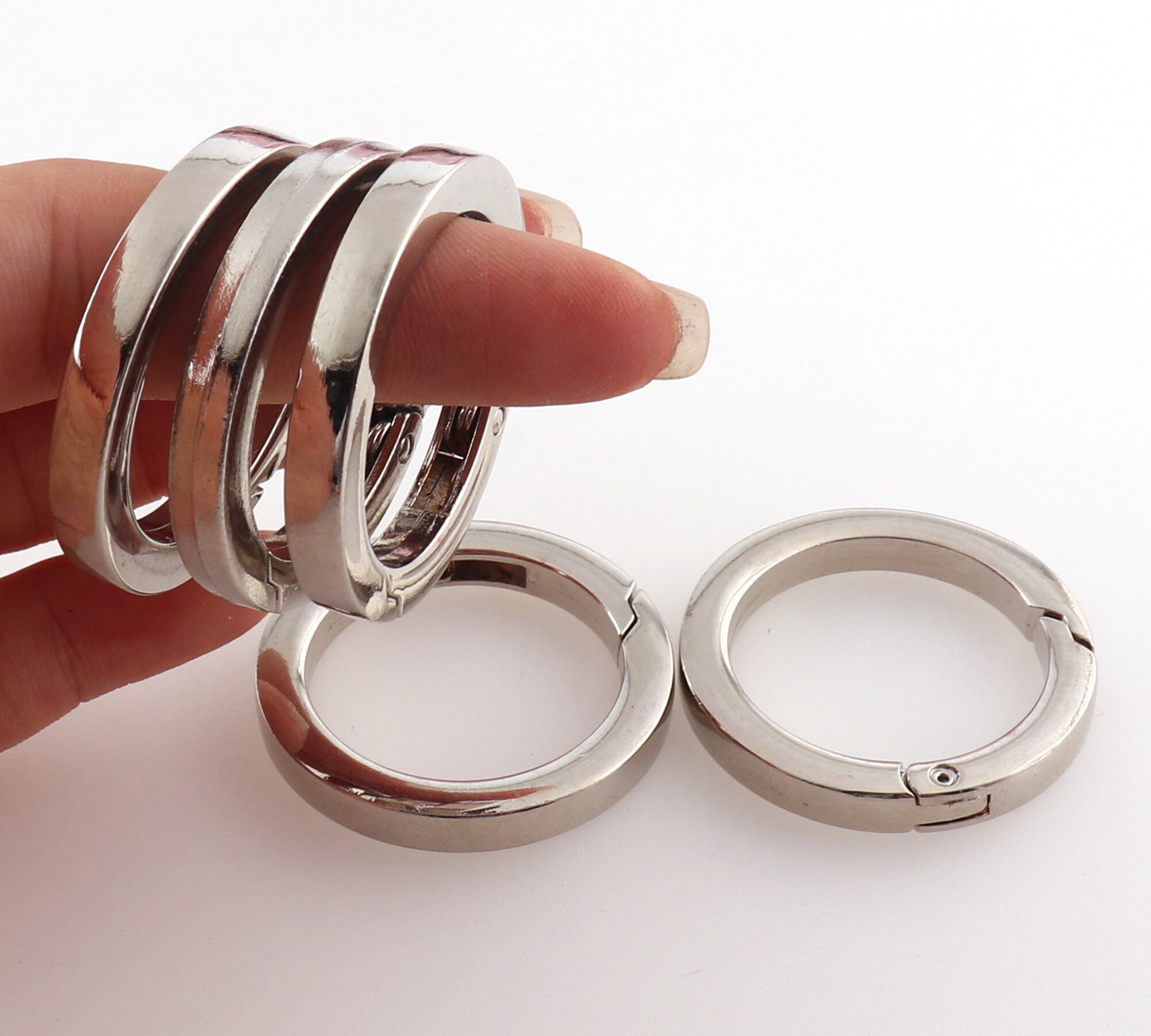 O-ringflat Ringsspring Gate Ringo Rings Snap Clippush Gate - Etsy