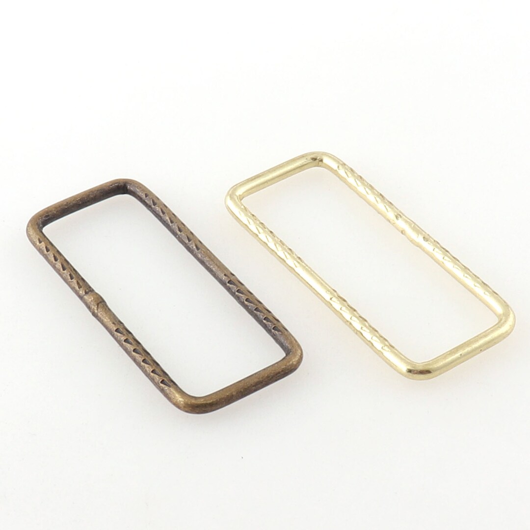 Square Buckle Loops Metal Loop Triglide Strap Keeper for Strap Strap ...