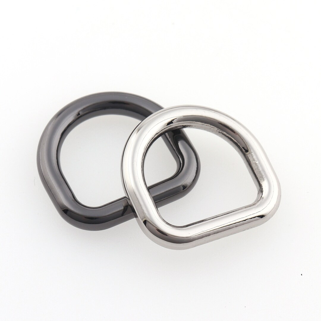 D Ring Purse Hardware Buckle Strap Rings Buckle Strap Rings Silver D ...