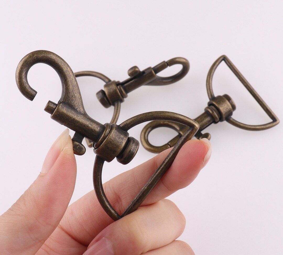Swivel Clasps Clasp Hoop 1'2/8inch Large Matte Antique Bronze Trigger ...