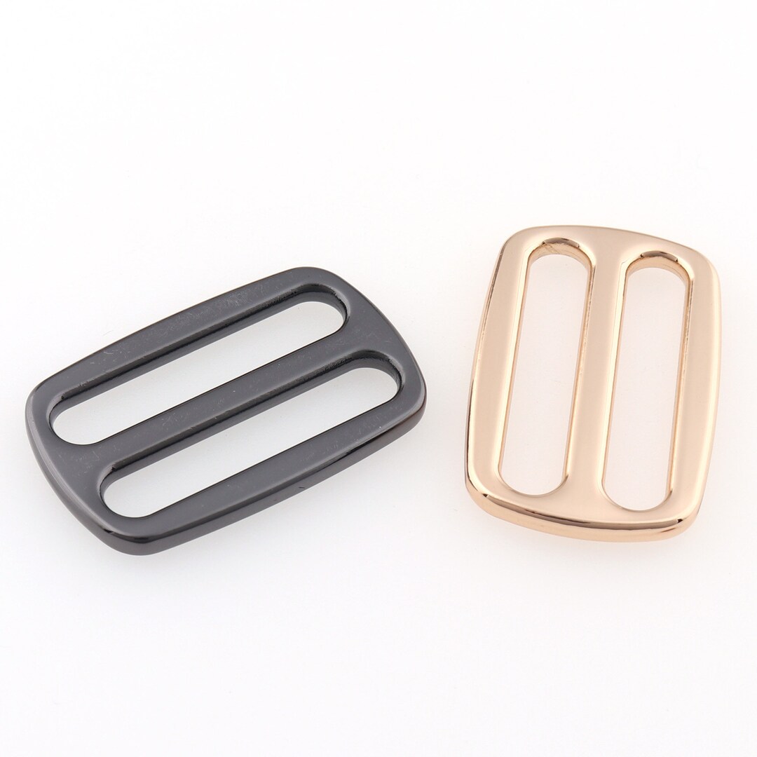 Metal Tri-glides Belt Buckles 32mm 1.25'' Gun Black Strong Shoulder Bag ...