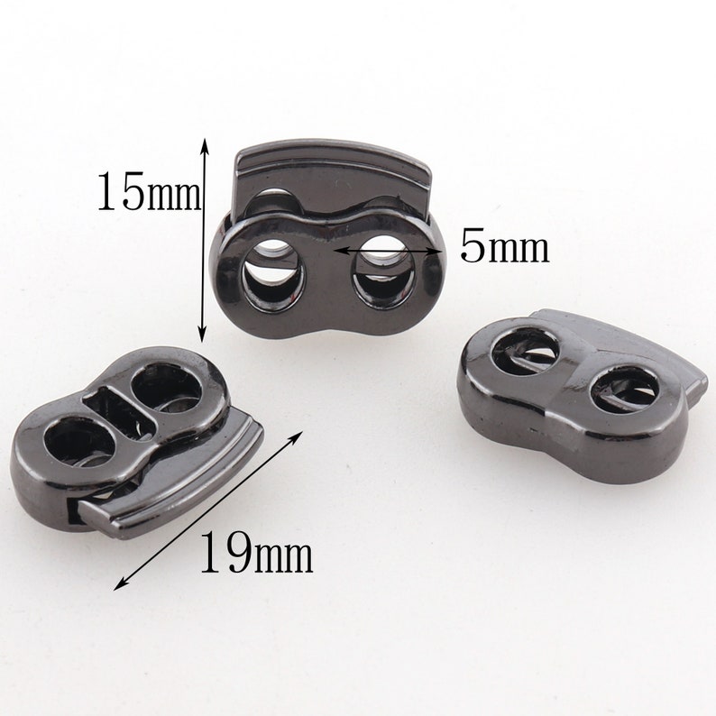 Oval Bean Cord Lock Stopper, Spring Buckle, Cord Toggle Lock, Belt ...