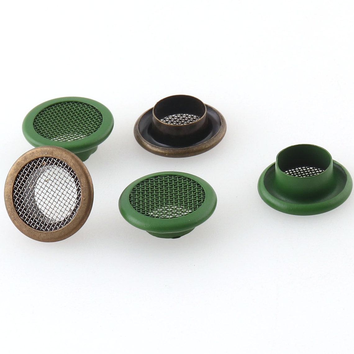 Green/bronze Mesh Eyelet Grommet Grommets Metal Eyelets Brass Eyelet ...