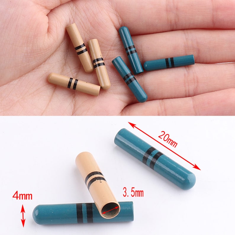 Litlaces 20mm DIY Bullet Aglet Shoelace Tips Matte Finish | Etsy