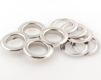 50sets 10mm Inner Metal Garment Eyelets Grommets With Washer Rose Gold ...