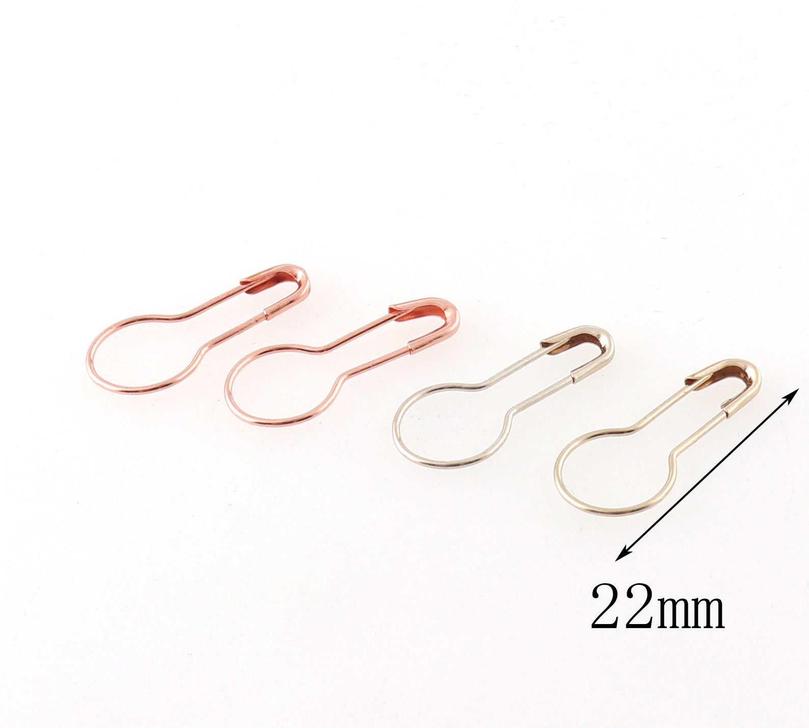 100psc Safety Pins Pear Shaped Safety Pins for Clothing | Etsy
