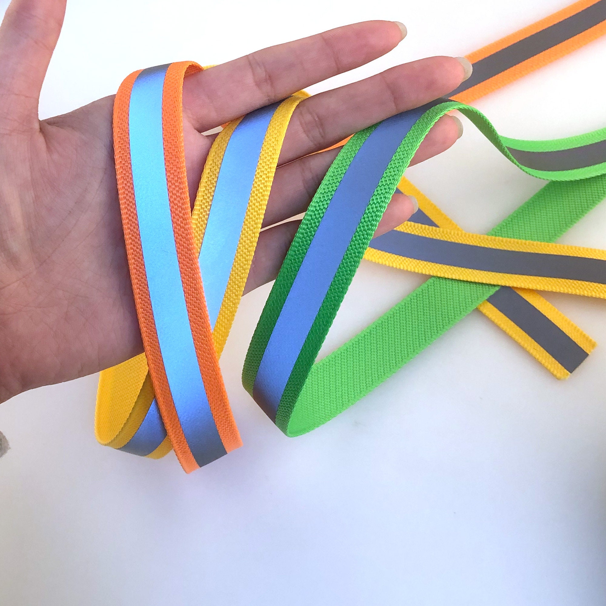 3/4reflective Webbing Tape Twill Haberdashery Reflective Tape Grosgrain ...