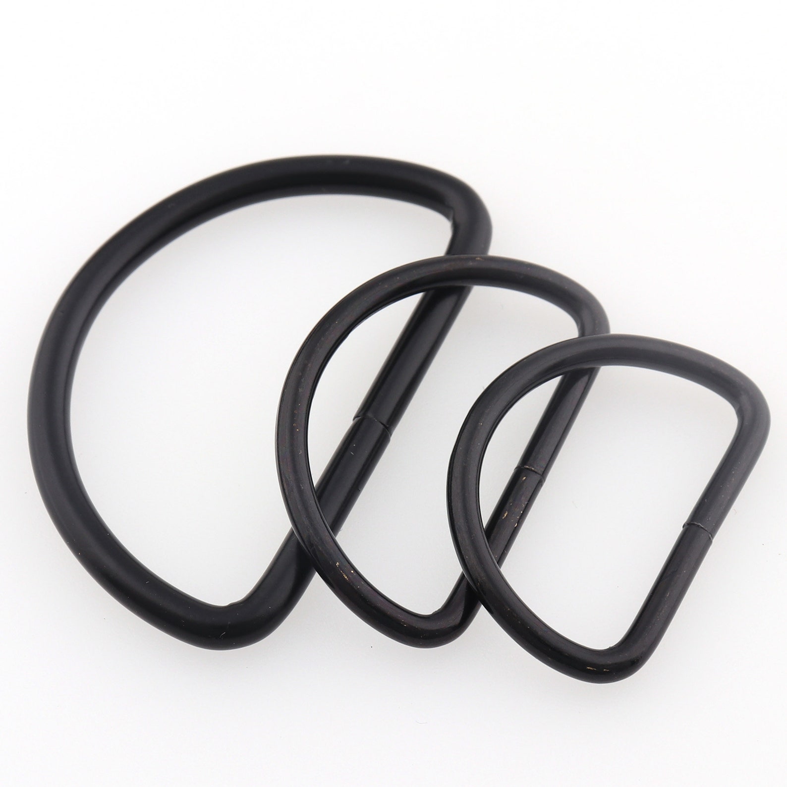 D Rings Black Metal Buckle Webbing Backpack Bag Parts Leathercraft ...