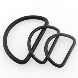 D Rings Black Metal Buckle Webbing Backpack Bag Parts Leathercraft ...