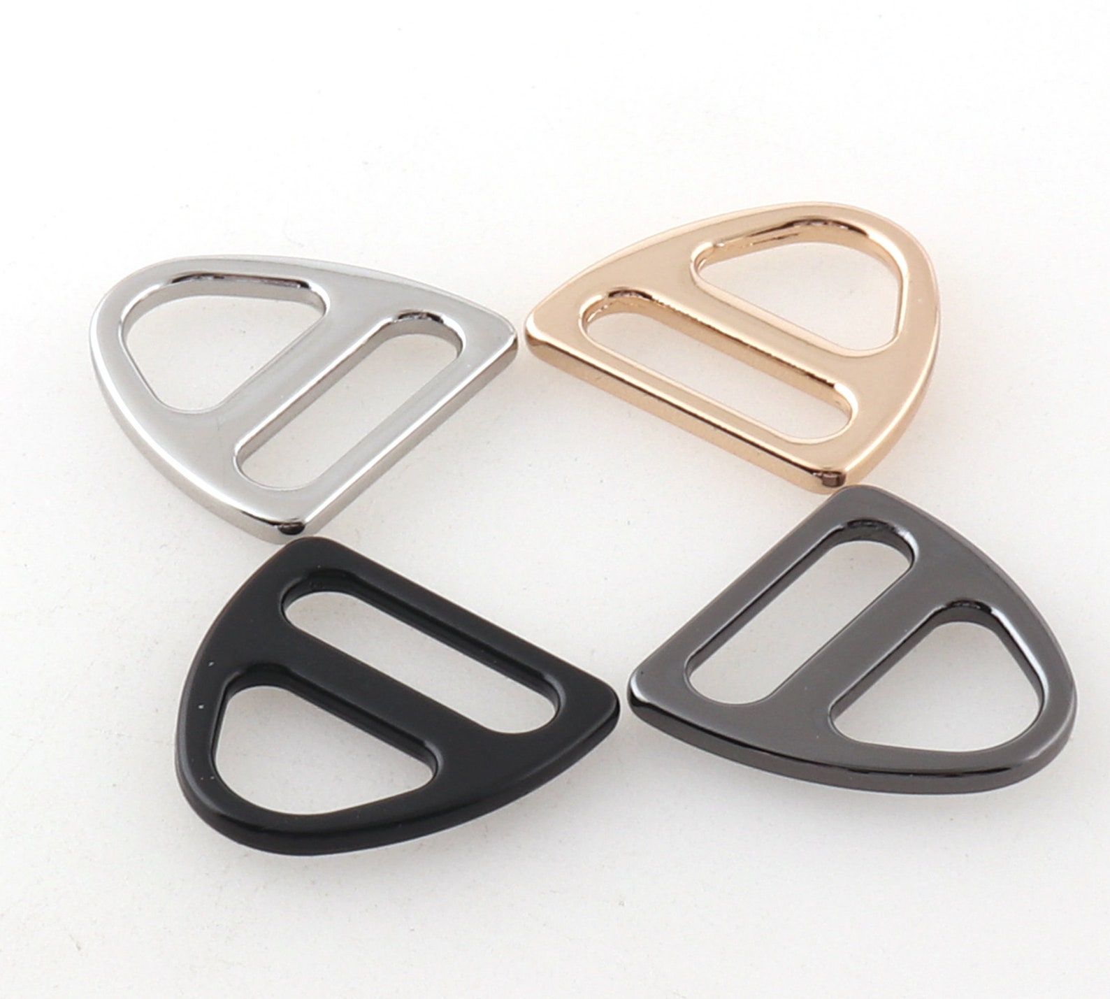 Triangle Buckle Triangle Rings Buckleslide Buckle Strap - Etsy