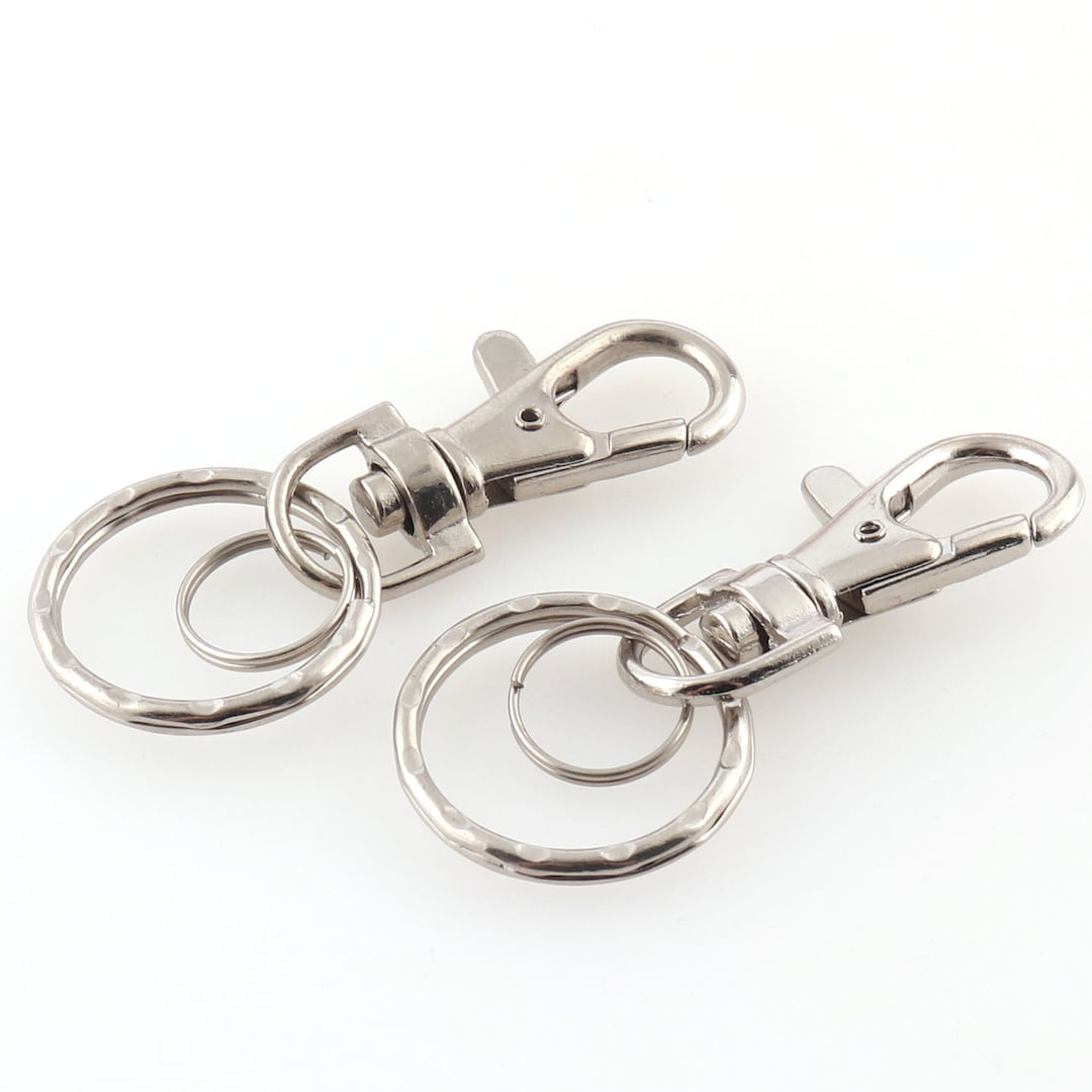 Economical Swivel Hook Keychain With Key Rings - Includes Classic ...