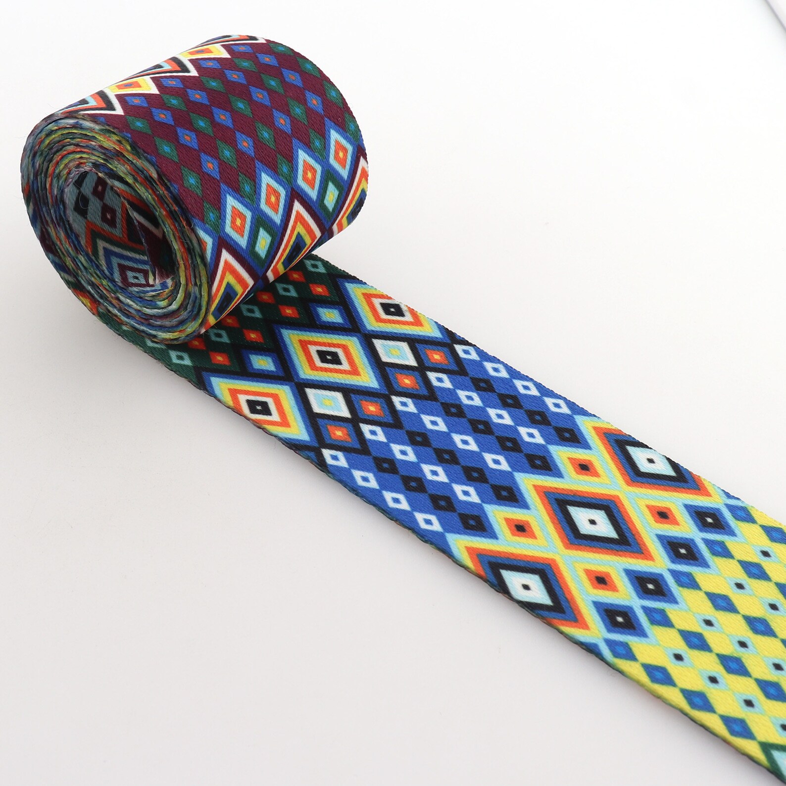 48mm Polyester Jacquard Webbing Fashion With Colorful Pattern - Etsy