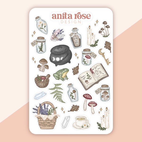 Witch Planner Stickers - Etsy