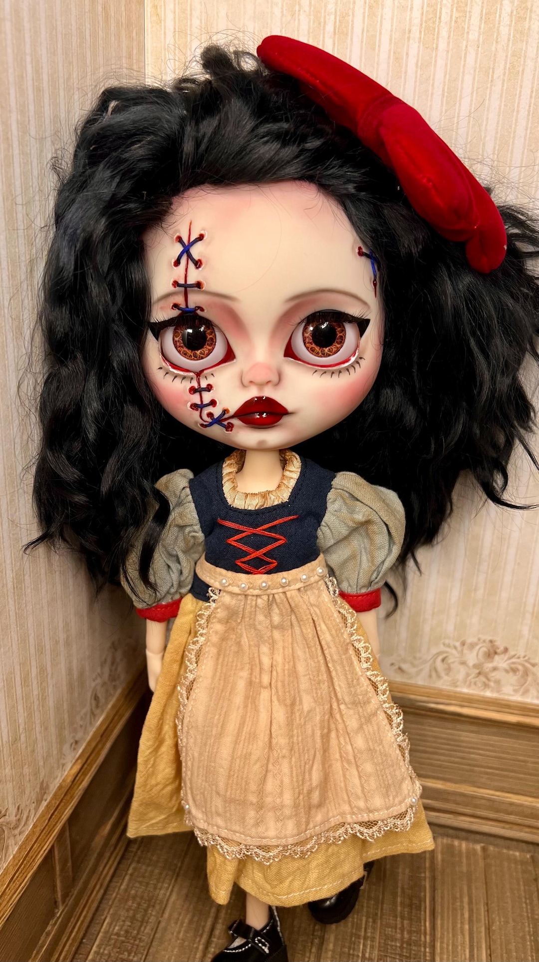 Custom Blythe Doll Creepy Snow White Princess - Etsy