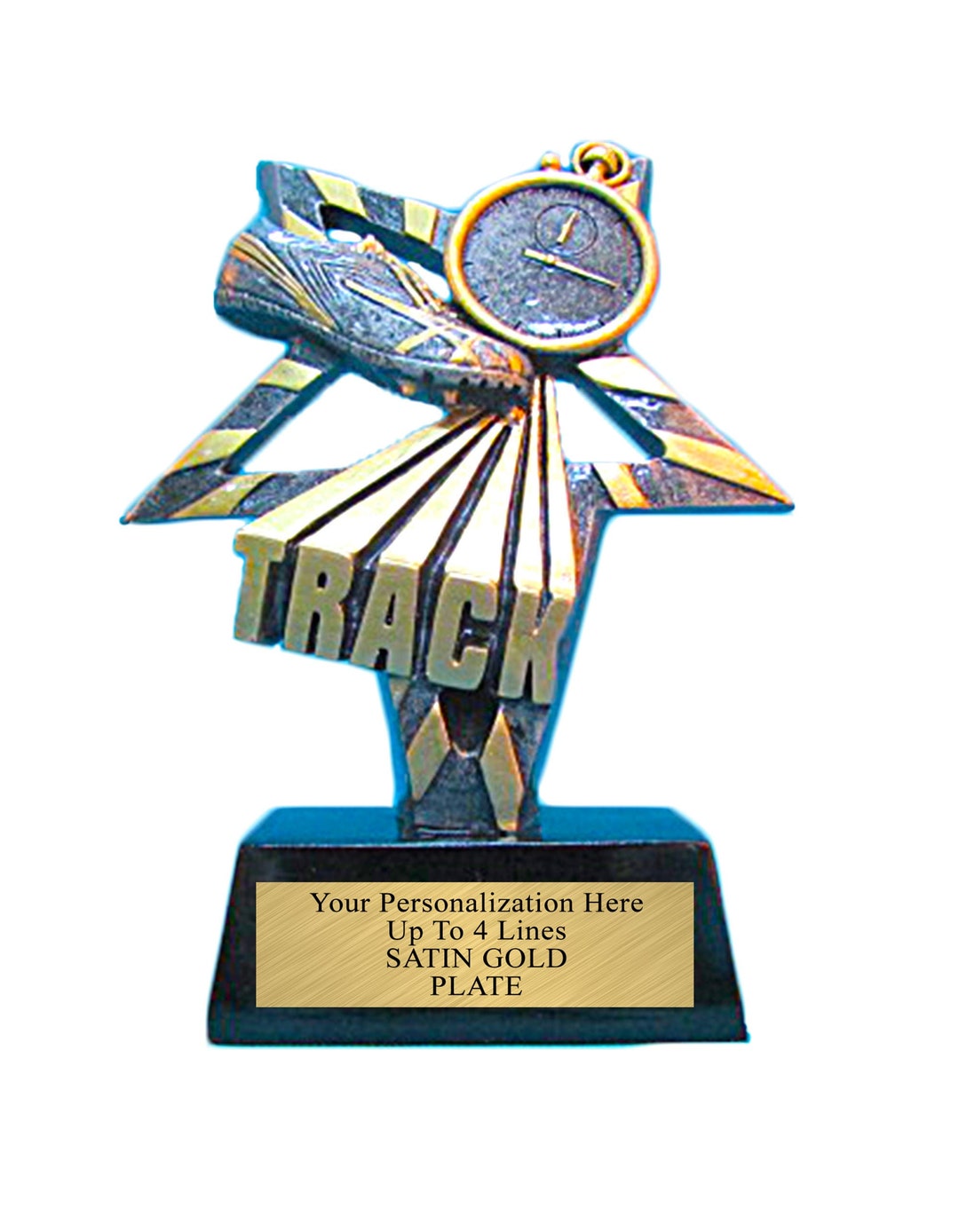 Resin Sculpture Trophy Award by Trophy Deals STAR SERIES TRACK Design ...