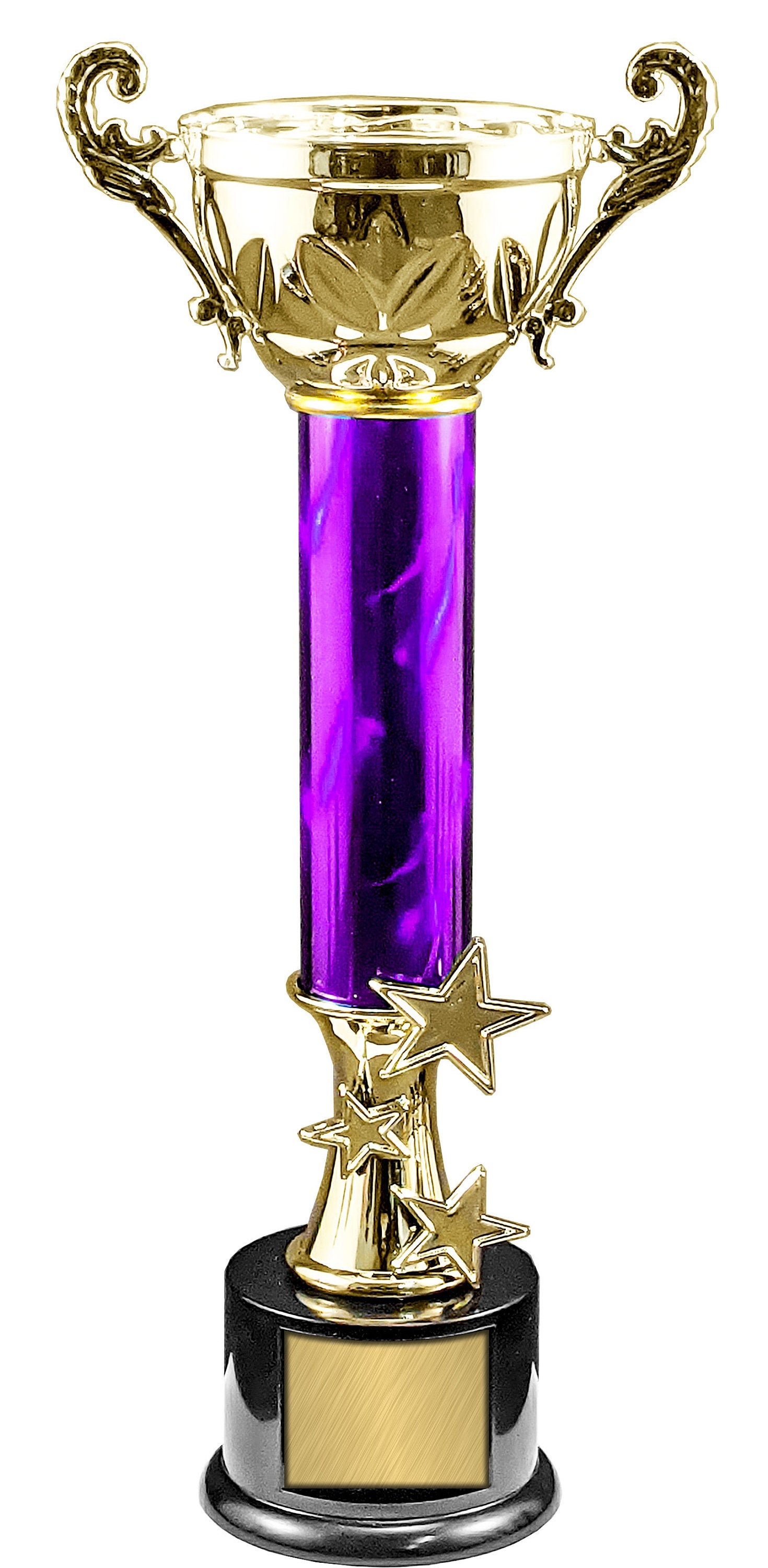 Metal 3 Star Cup Purple Trophies - Etsy