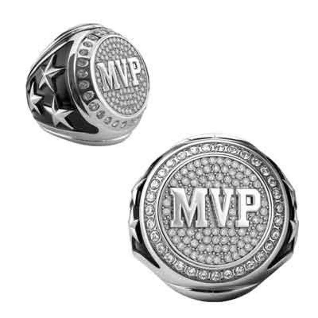 Silver MVP Bling Championship Ring – Size 10 | Trophy Deals - Etsy