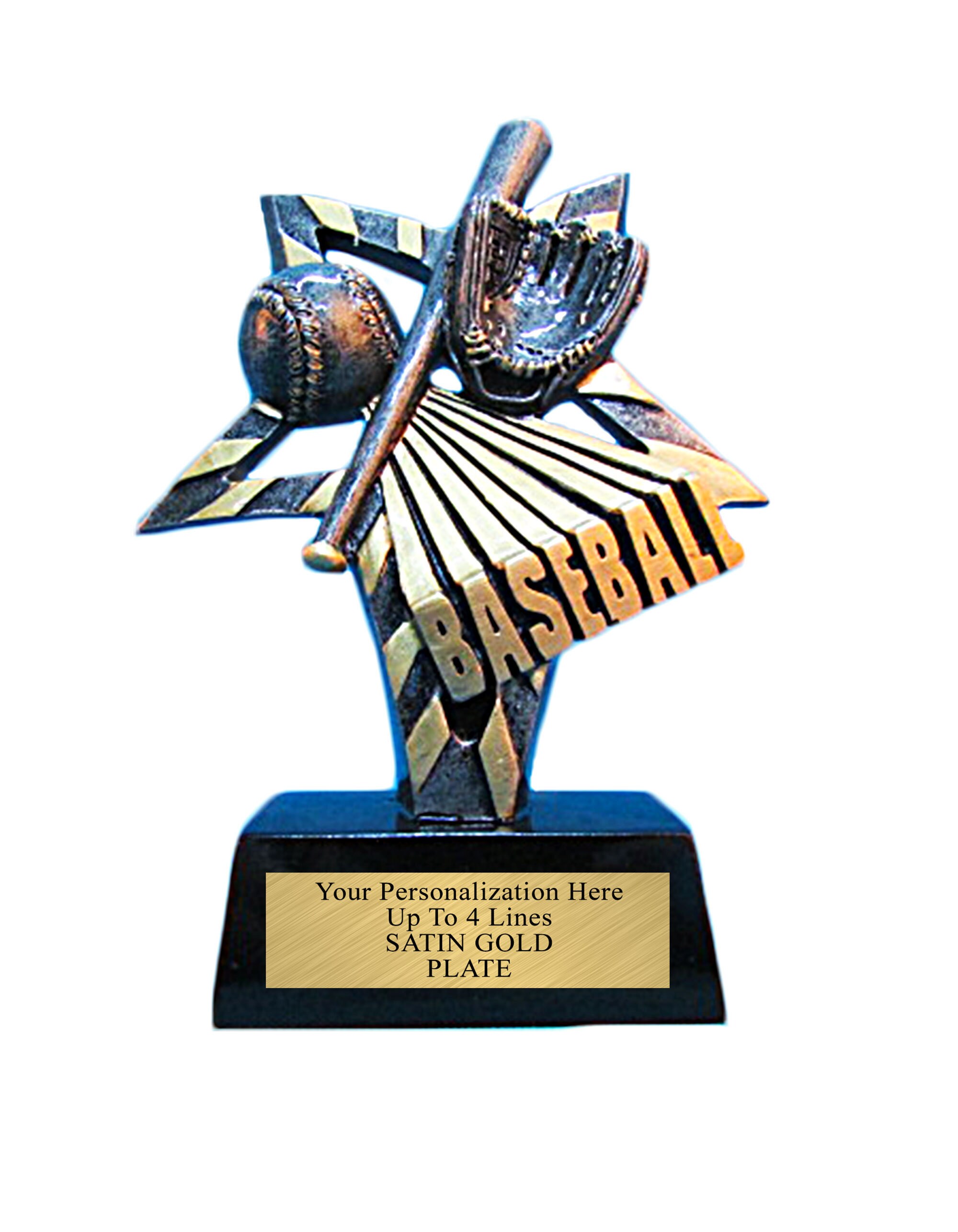 Resin Sculpture Trophy Award by Trophy Deals - STAR SERIES BASEBALL ...